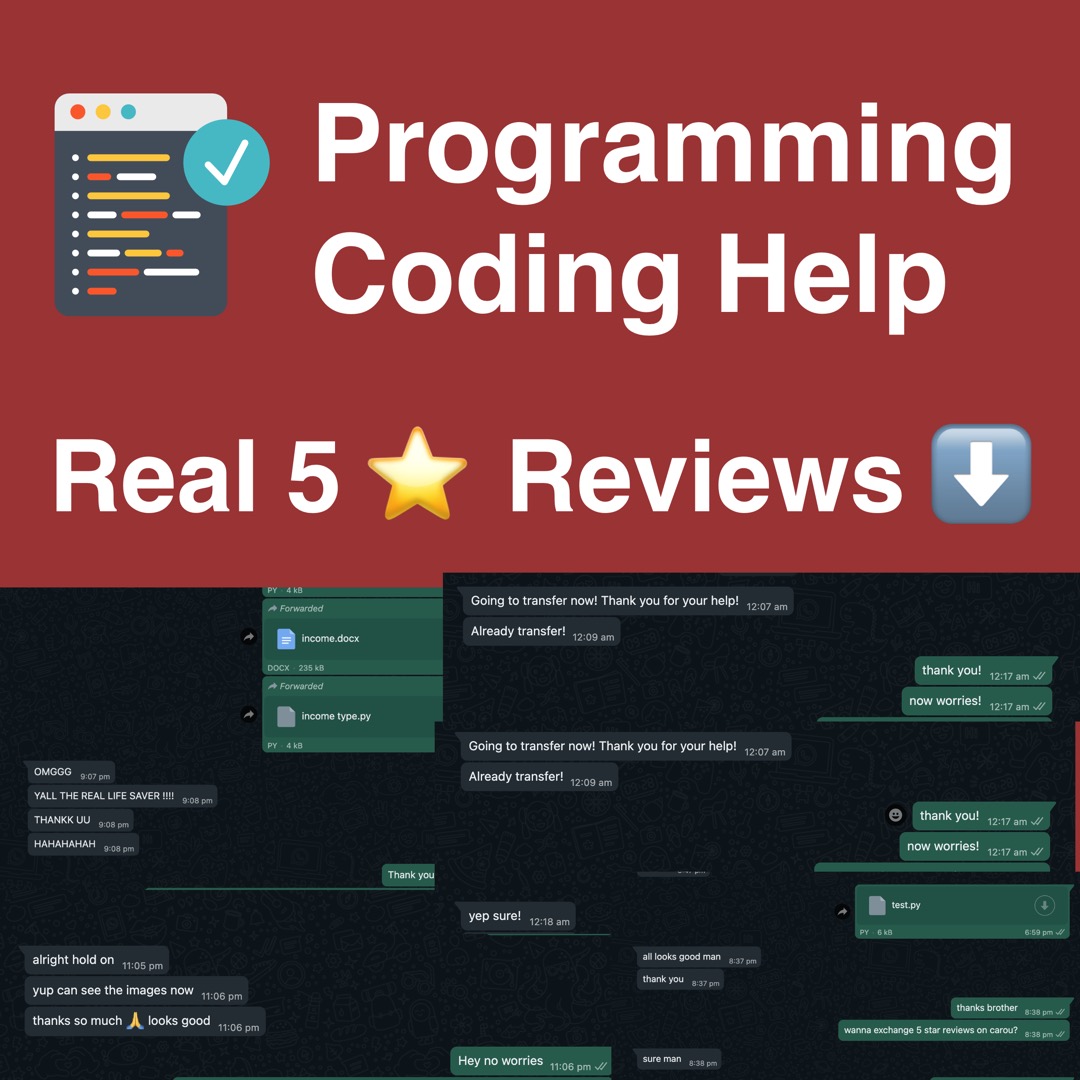 Programmingcoding Help Service Learning And Enrichment Professional Skills On Carousell 3849