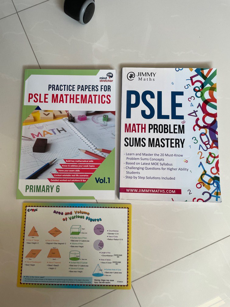 PSLE MATH BUNDLE, Hobbies & Toys, Books & Magazines, Textbooks on Carousell