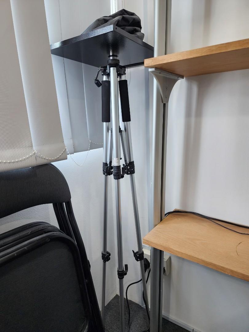 Pyle Portable Mounting Mount Tripod Stand Adjustable Height Aluminium ...