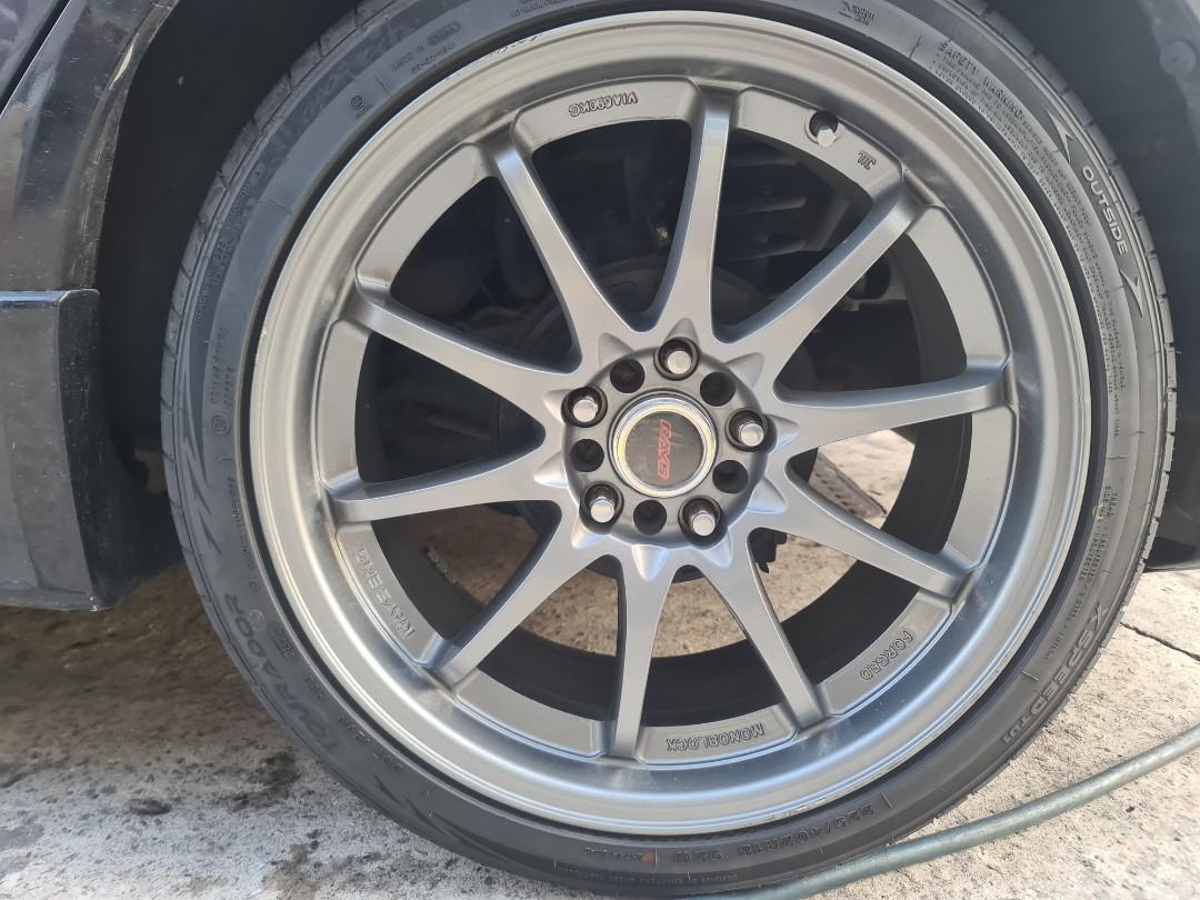 RAYZ Rims, Car Accessories, Tyres & Rims on Carousell