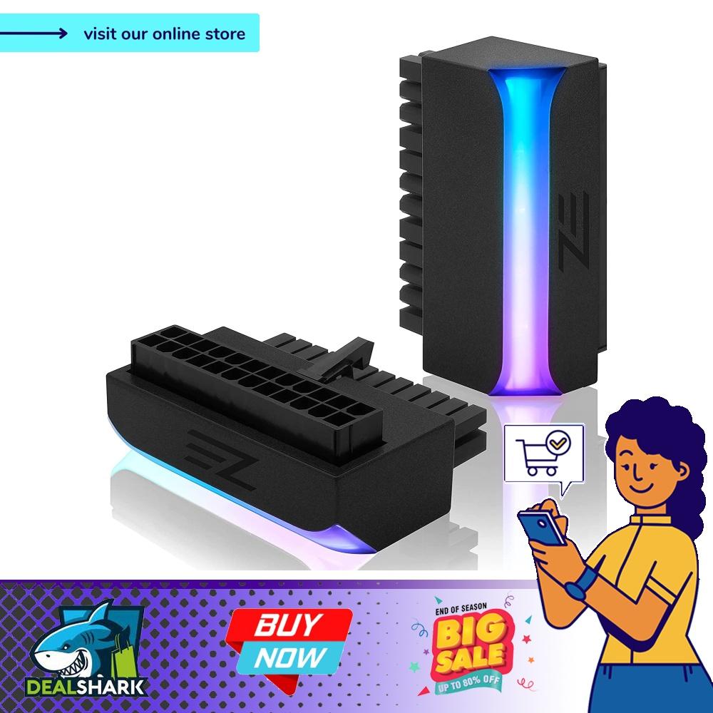 (readystock) EZDIY-FAB ATX 24-pin 90 Degree Power Connector 5V 3 Pin ...