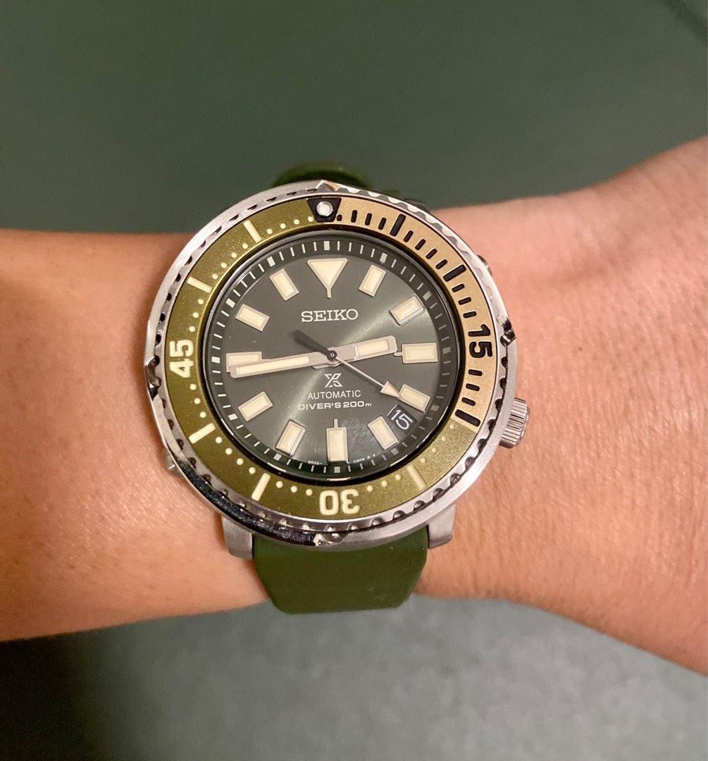 Seiko Mini Tuna SRPF83K1, Men's Fashion, Watches & Accessories, Watches ...