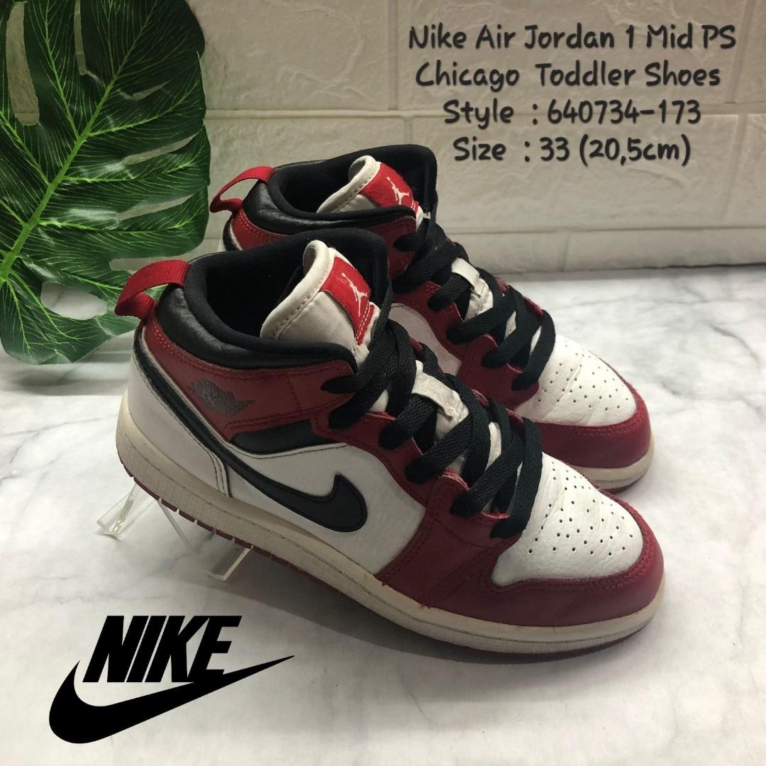 SEPATU ANAK nike Air jordan 1 mid ps Sneakers size 33, Bayi & Anak ...