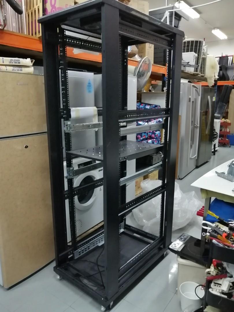 Server Rack with Key, Computers & Tech, Office & Business Technology on ...