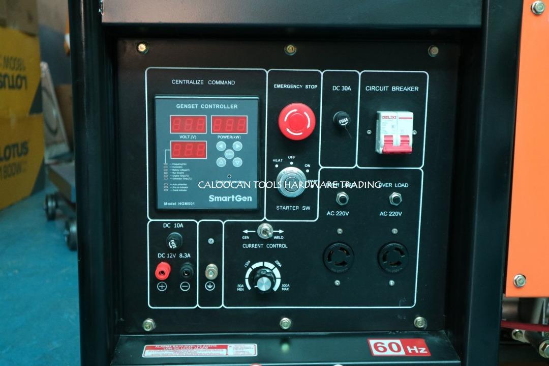 SHARK ITALY 4.5kva 300A Open Type Water Cooled Diesel Welding Generator ...