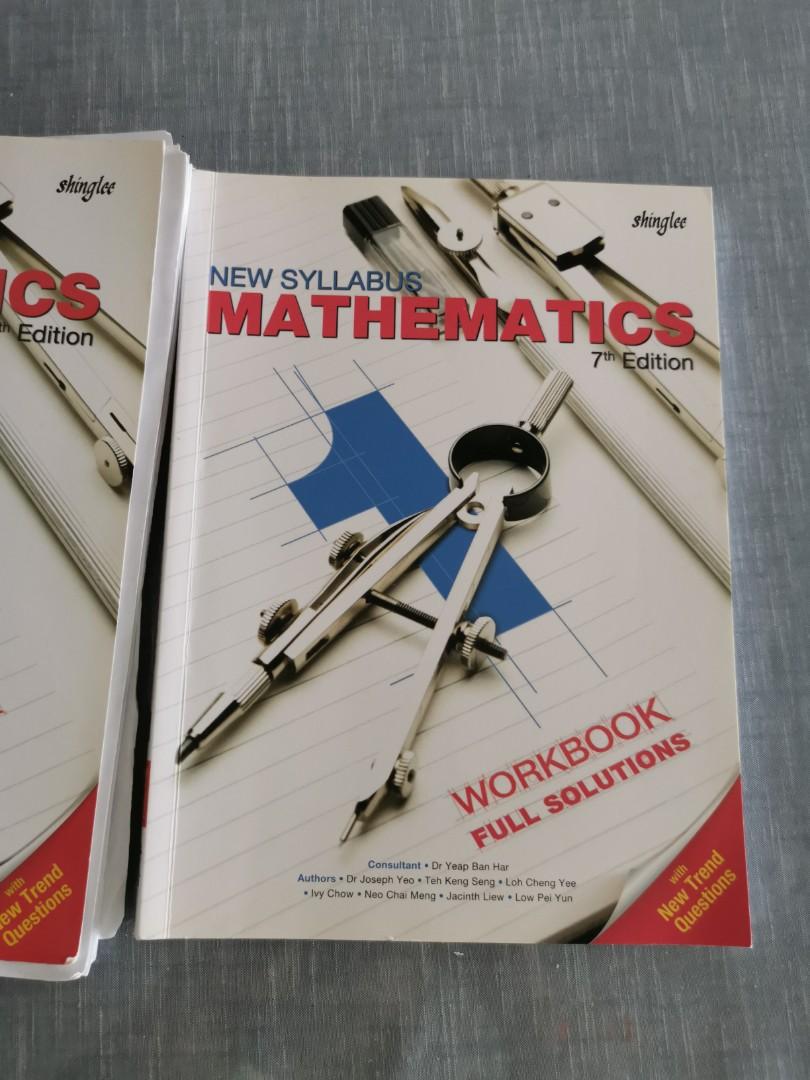 Shinglee Math workbook full solutions sec 1, Hobbies & Toys, Books ...