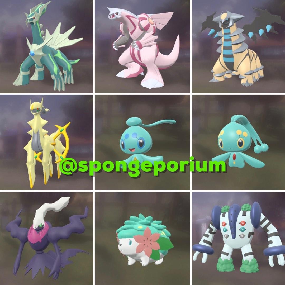 Shiny Legendary & Mythical Pokemon (Legends Arceus) (Nintendo Switch ...