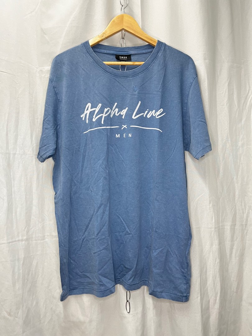 Smog brand - Alpha live, Men's Fashion, Tops & Sets, Tshirts & Polo ...