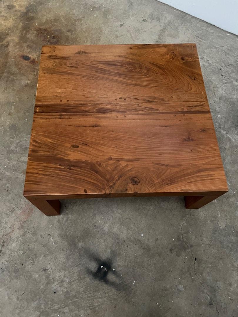 Solid wood coffee table, Furniture & Home Living, Furniture, Tables & Sets on Carousell