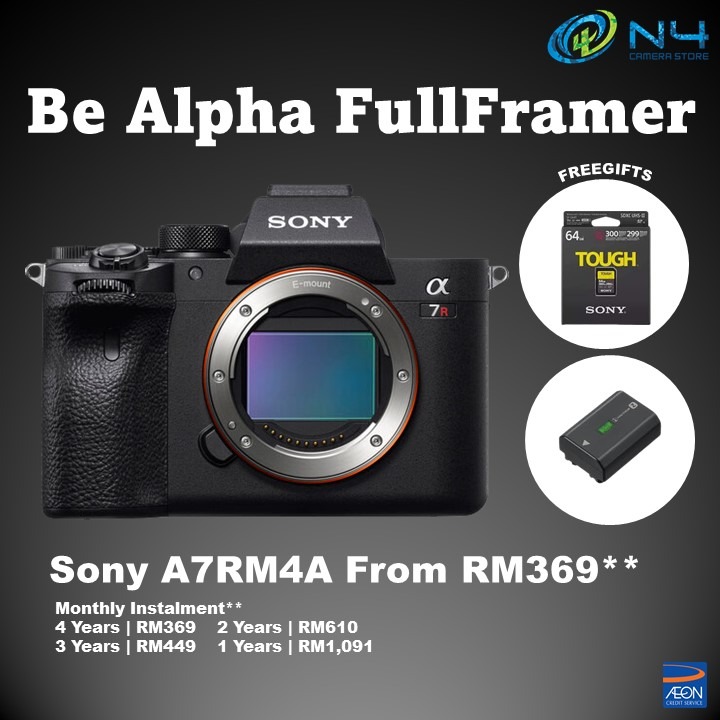 SONY A7R MARK 4A / SONY A7RM4A / SONY A7RMIVA (BODY), Photography, Cameras on Carousell