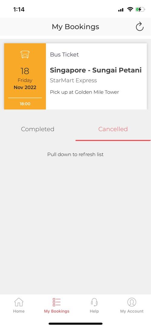 StarMart Bus Express Singapore to sungai Petani, Tickets & Vouchers ...