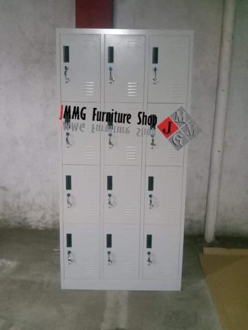 STEEL LOCKER CABINET l 12 DOOR l OFFICE FURNITURE, Furniture & Home ...