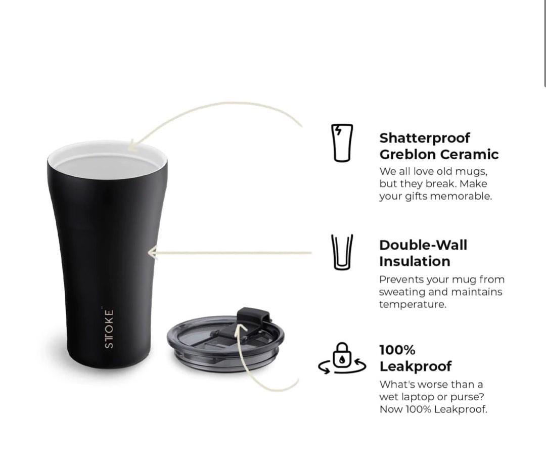 Sttoke 16oz Luxe Black, Furniture & Home Living, Kitchenware ...