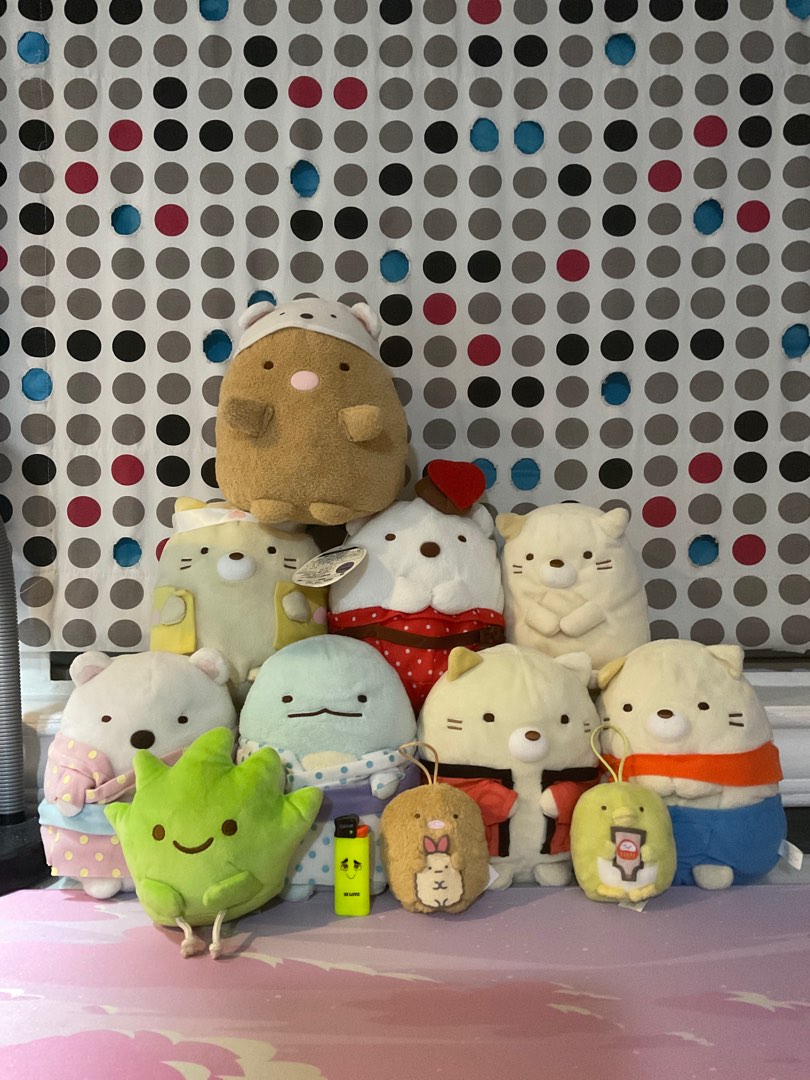 Sumikko and friends bundle stuffed toy, Hobbies & Toys, Toys & Games on ...
