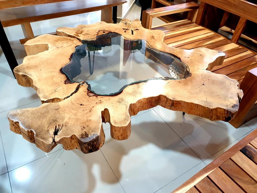 Tamarind Wood Coffee Table, Furniture & Home Living, Furniture, Tables ...