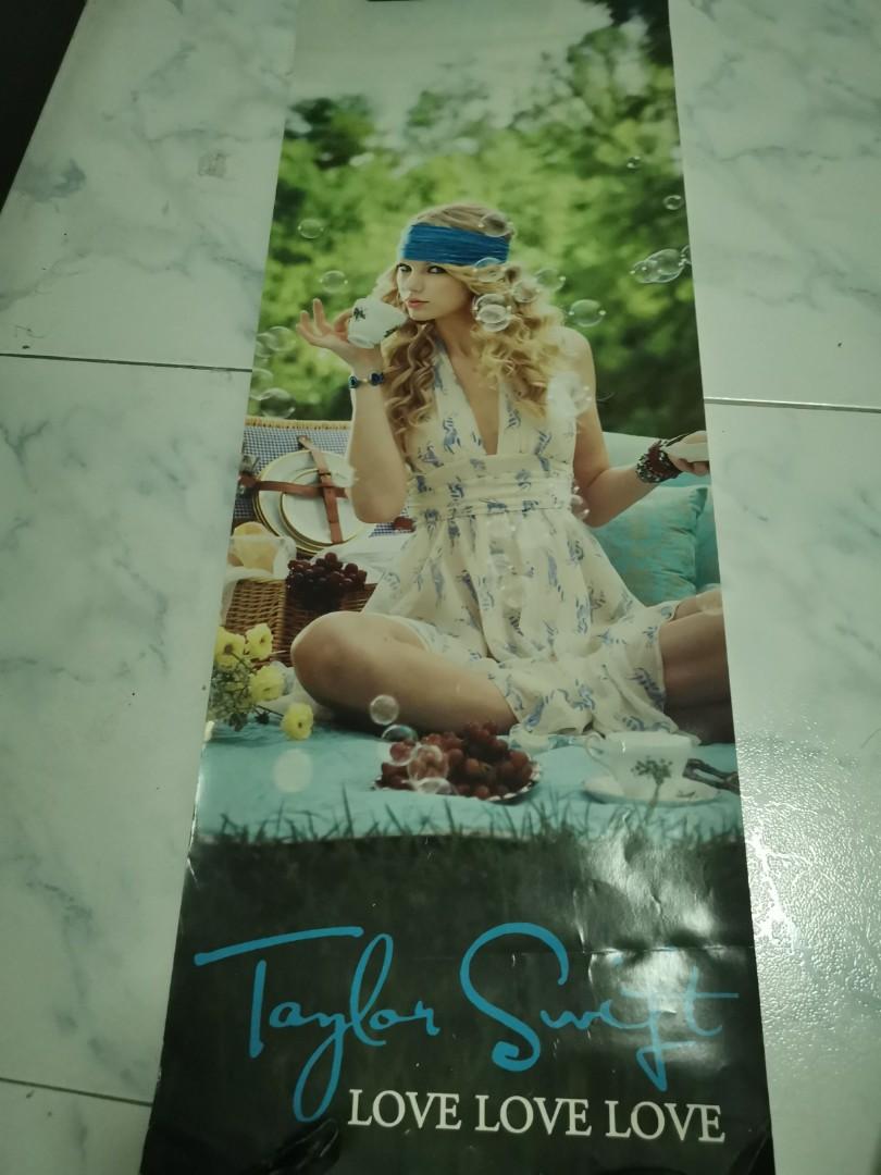 Taylor Swift Fearless Tea Party "Love Love Love" Poster Lithograph ...