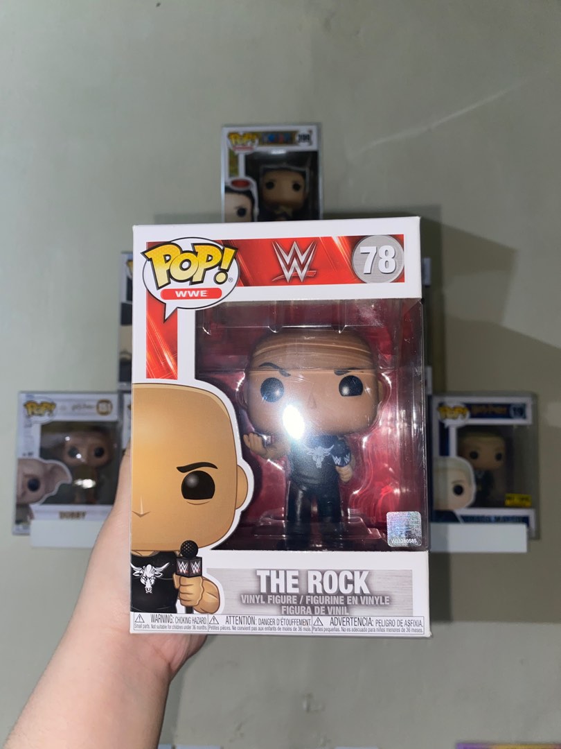 The Rock Funko Pop, Hobbies & Toys, Toys & Games on Carousell