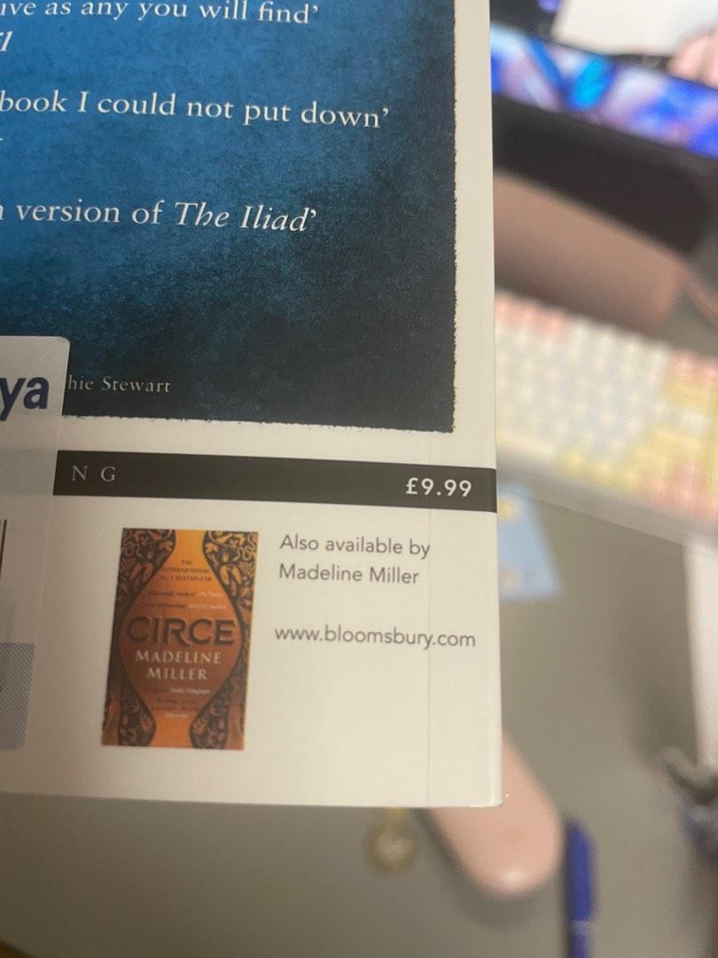 the song of achilles tsoa novel english, Hobbies & Toys, Books ...