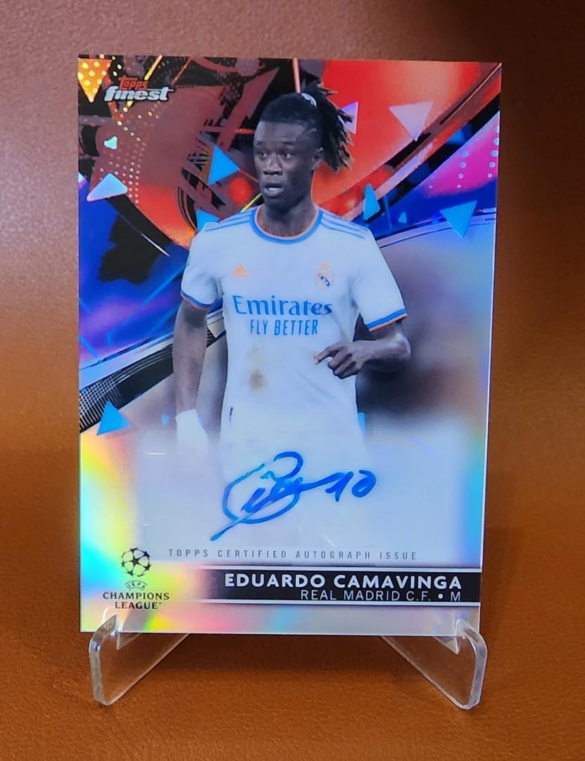 Topps Soccer Eduardo Camavinga Auto, Hobbies & Toys, Toys & Games on ...