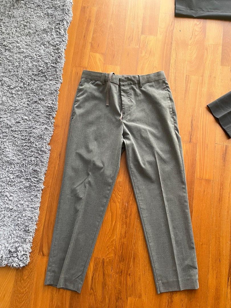 Uniqlo EZY Ankle Pants, Men's Fashion, Bottoms, Trousers on Carousell
