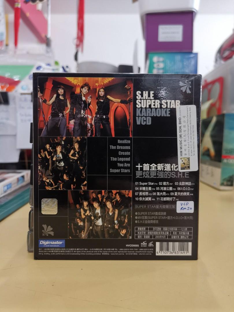 (VCD) SHE S.H.E SUPER STAR VCD MTV KARAOKE, Hobbies & Toys, Music & Media, CDs & DVDs on Carousell