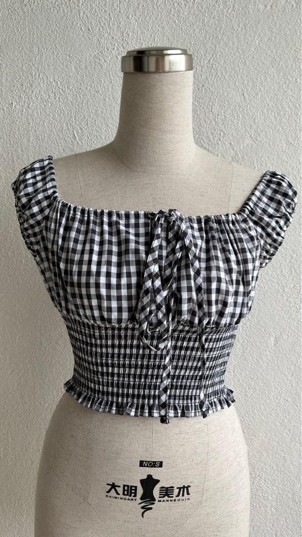 Vintage crop top, Women's Fashion, Tops, Other Tops on Carousell