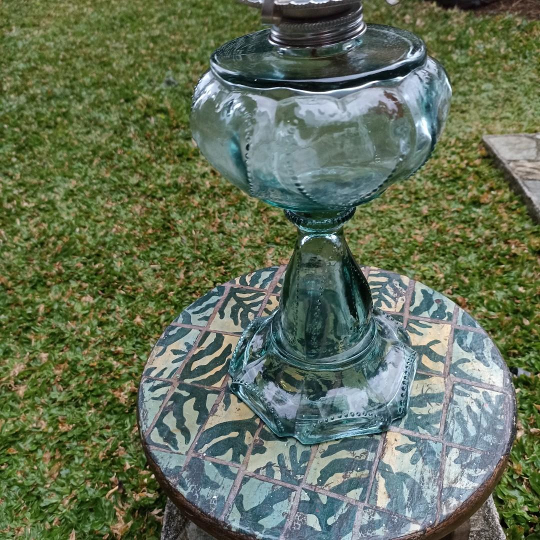 Vintage Green Gasera With Intricate Design, Hobbies & Toys, Memorabilia ...