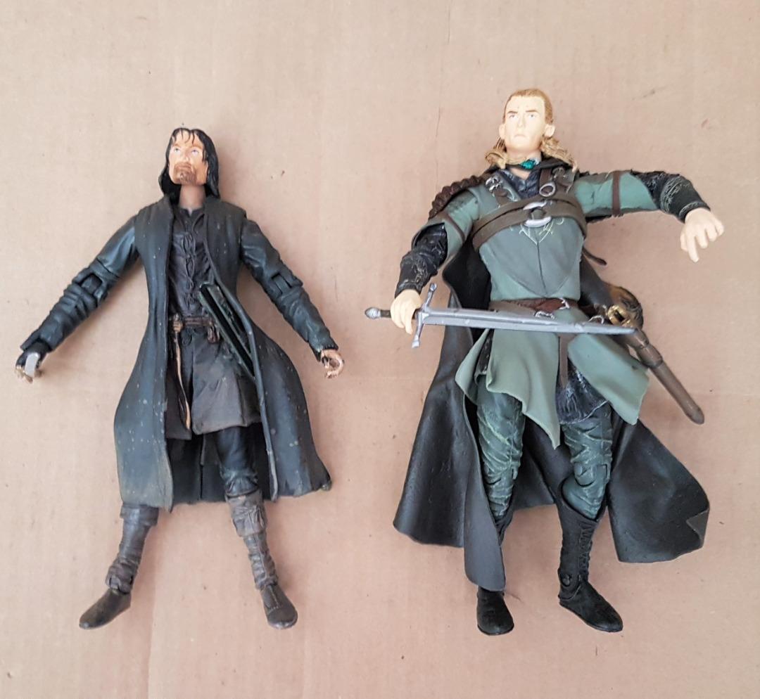 Vintage Lord of the Rings Figurine, Legolas Sindar Elf, 2002 Action ...