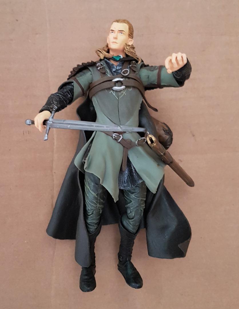 Vintage Lord of the Rings Figurine, Legolas Sindar Elf, 2002 Action ...