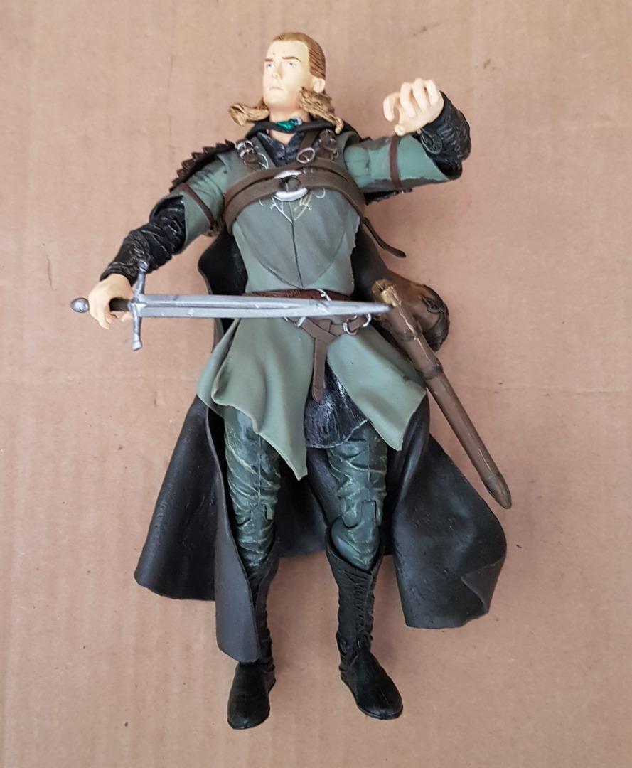 Vintage Lord of the Rings Figurine, Legolas Sindar Elf, 2002 Action ...