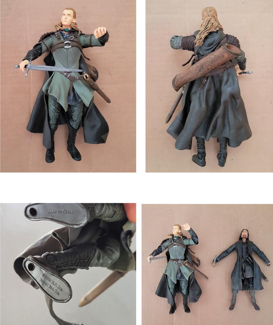 Vintage Lord of the Rings Figurine, Legolas Sindar Elf, 2002 Action ...