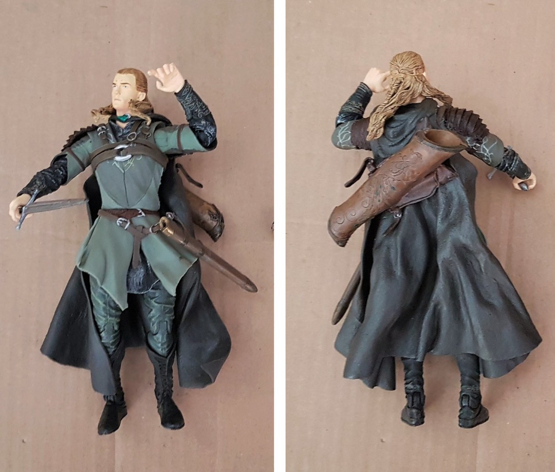 Vintage Lord of the Rings Figurine, Legolas Sindar Elf, 2002 Action ...