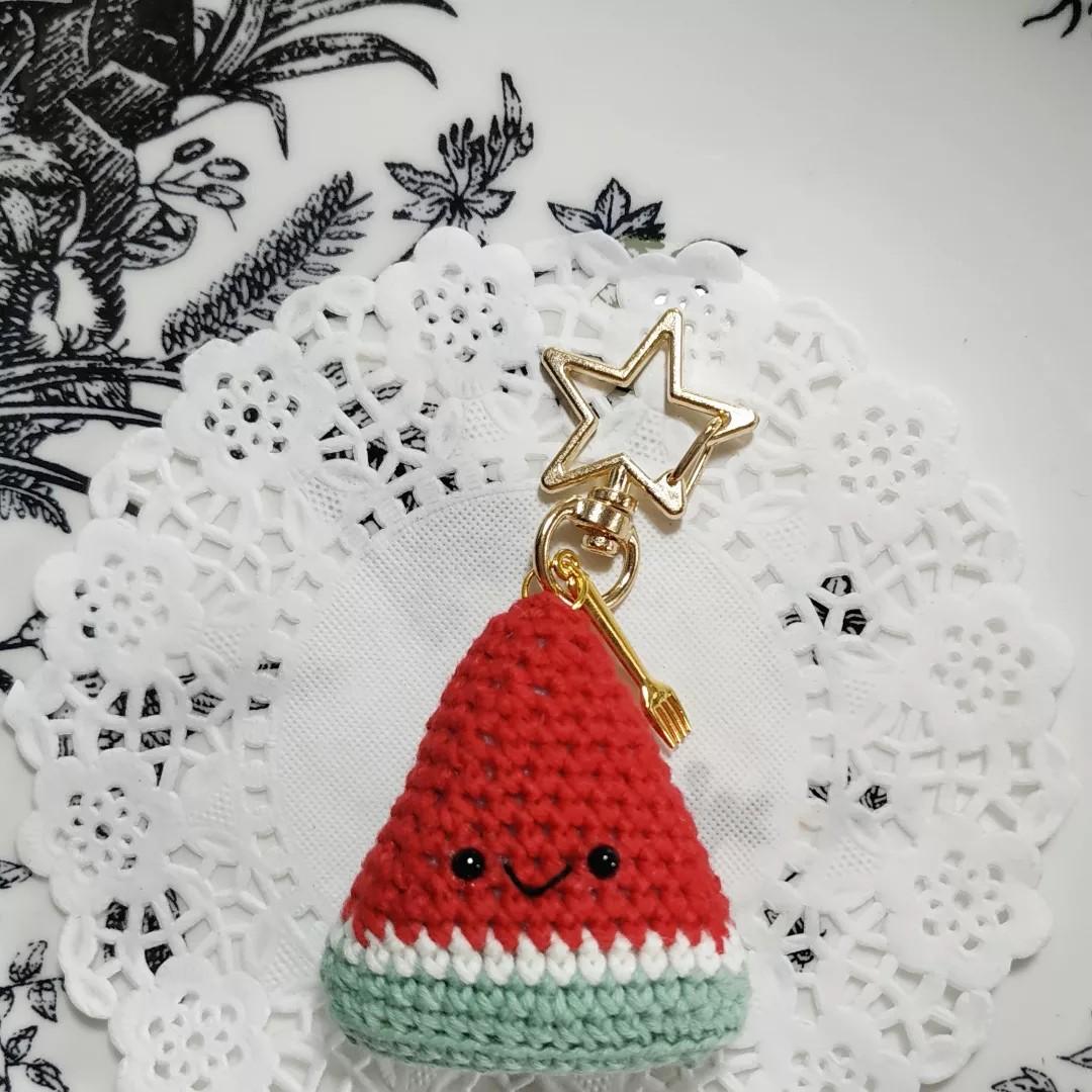 Watermelon keychains, Hobbies & Toys, Stationery & Craft, Handmade ...