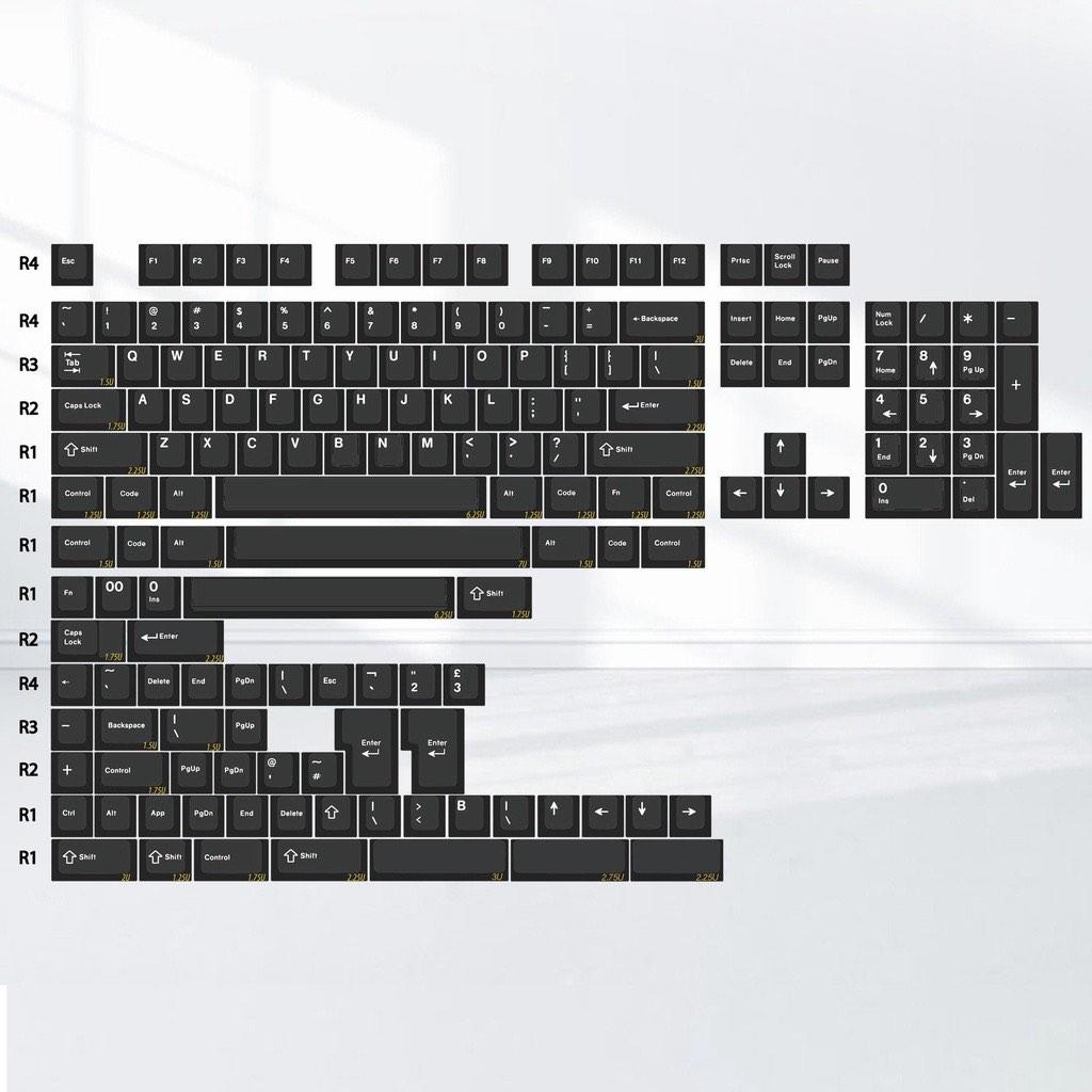 WOB PBT Doubleshot Keycaps, Computers & Tech, Parts & Accessories ...