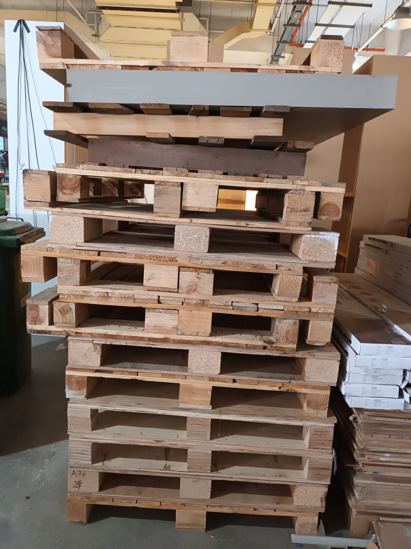 Wooden pallets, Furniture & Home Living, Home Improvement ...