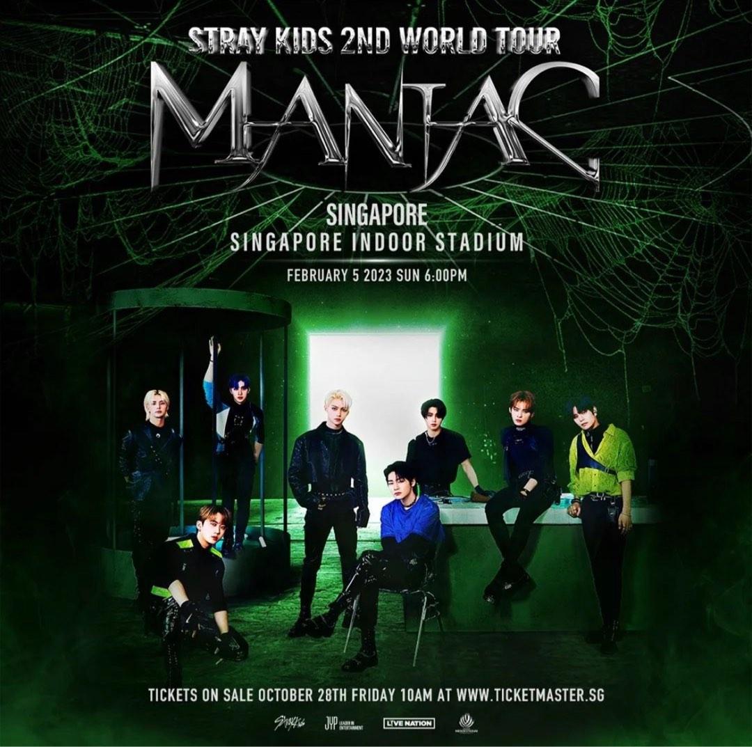 wts/lfb skz stray kids maniac cat 1 standing pen a ticket, Tickets ...