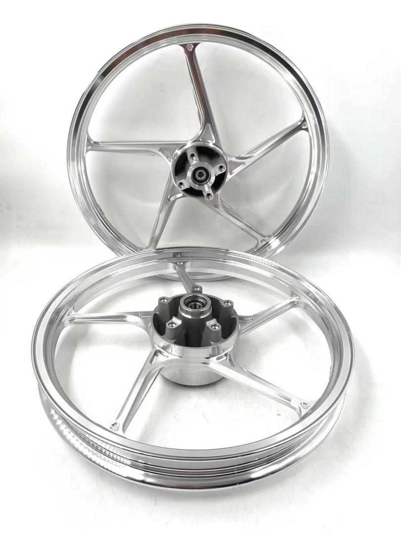 Y15 Aji Racing 511 Chrome Rims, Motorcycles, Motorcycle Accessories on ...