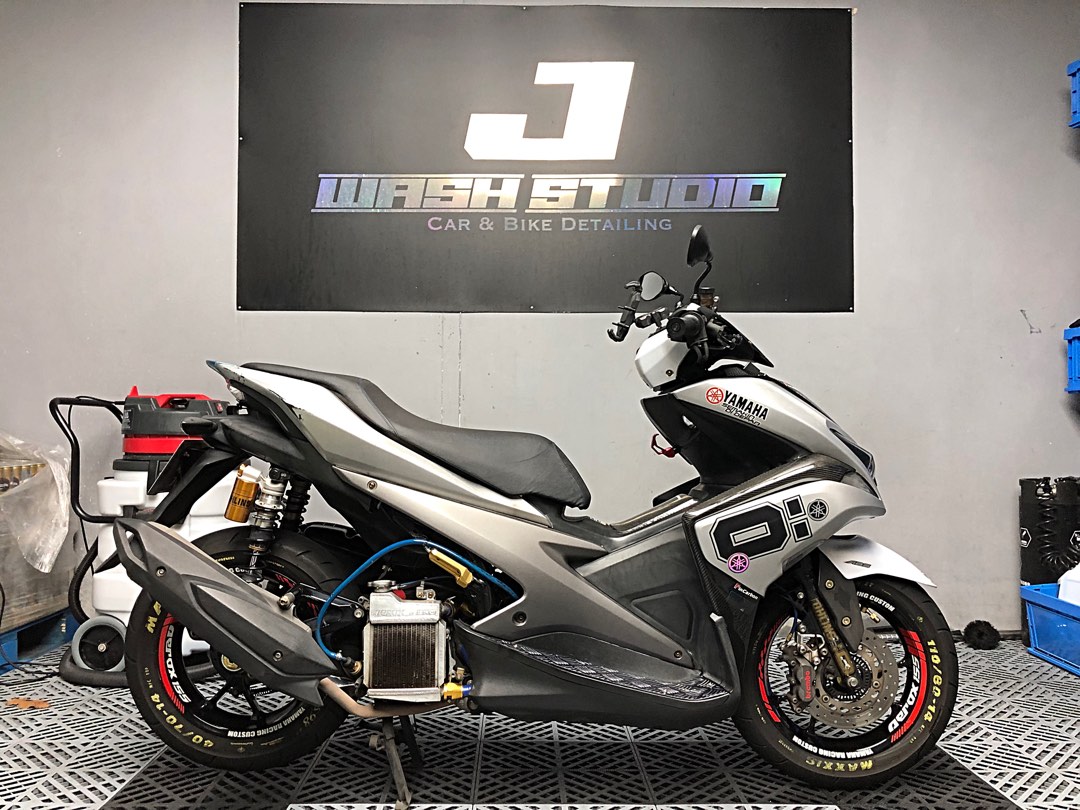 Yamaha Aerox 155 V1 (Keyless), Motorcycles, Motorcycles for Sale, Class ...