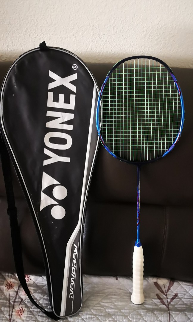 Yonex Nanoray 900 Made in Japan 3UG5 Free Bag Grip string Badminton Racket Wts Wtt, Sports ...