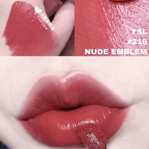 YSL Tatouage Couture Velvet Cream Lipstick - 216 Nude Emblem, Beauty ...