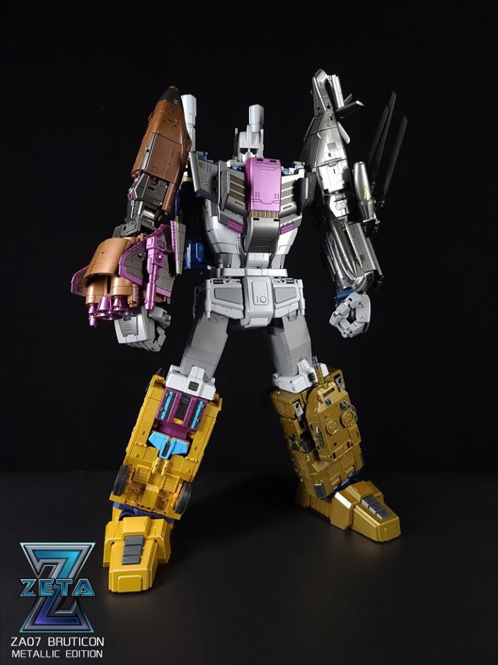 Zeta ZA07 Bruticon (Bruticus) Metallic version Transformers Masterpiece ...