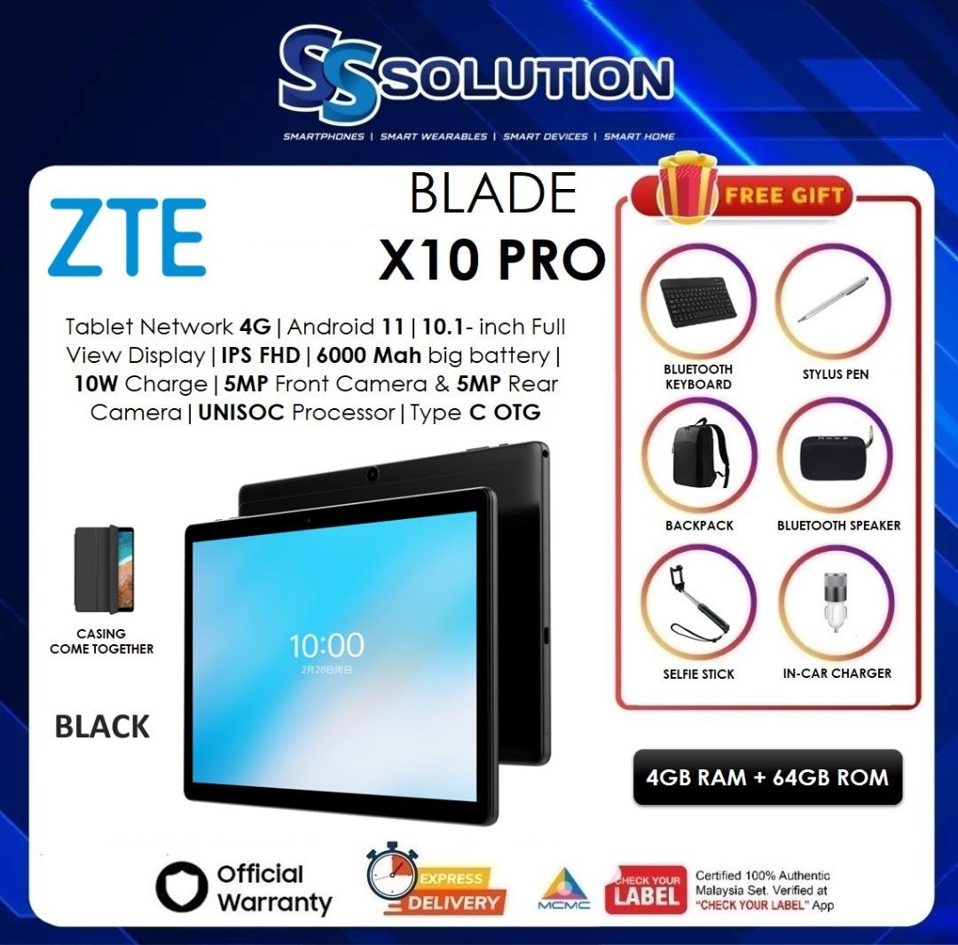 ZTE BLADE X10 PRO (4GB RAM + 64GB ROM) Tablet Network 4G | Can Make ...