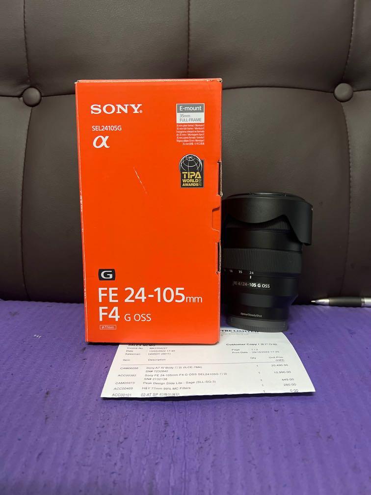 剛剛10月 全新一樣 完美無瑕 有盒 行貨有保用 Sony 24-105 24-105mm F4 OSS G, 攝影器材, 鏡頭及裝備 ...