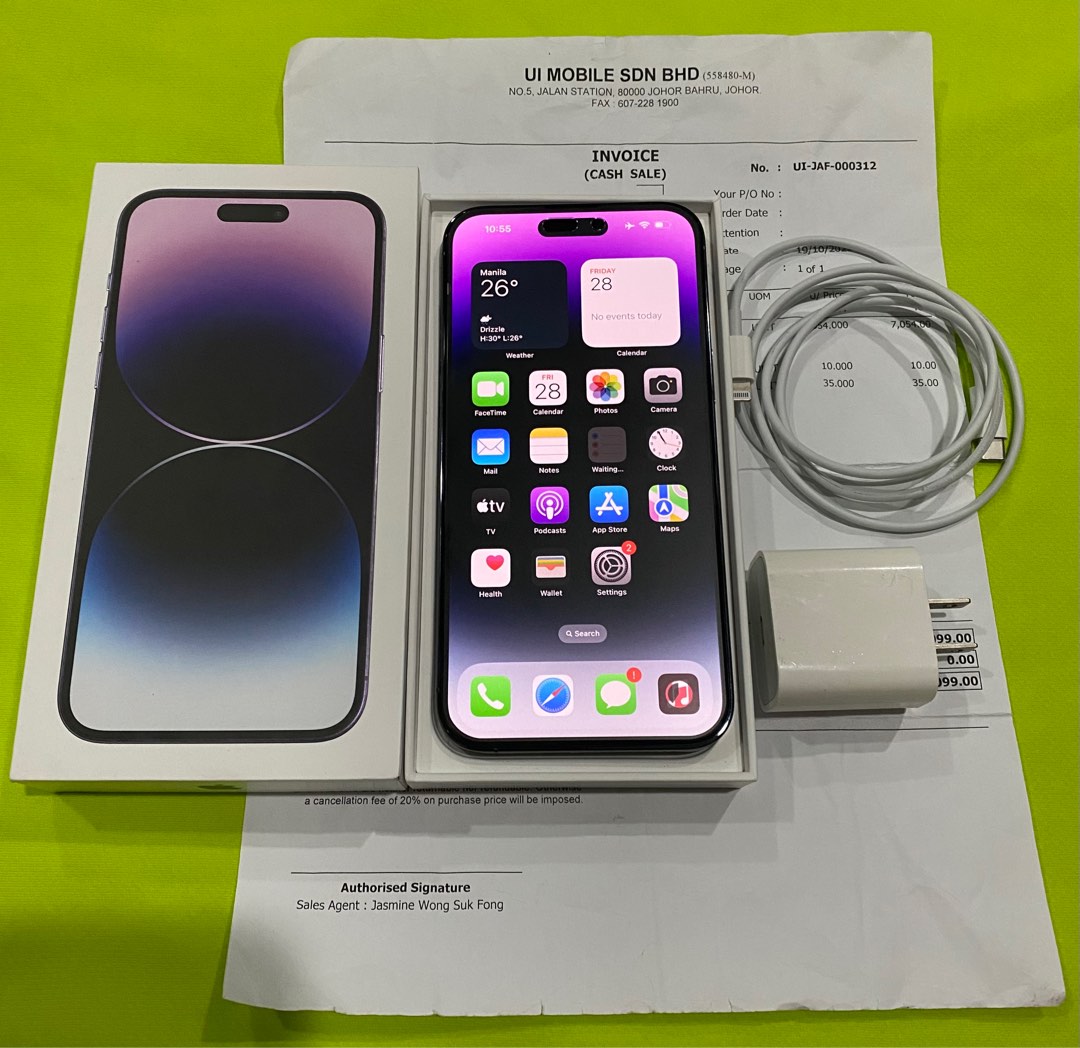 14 Pro Max Deep Purple 256GB (Ntc), Mobile Phones & Gadgets, Mobile Phones, iPhone, iPhone 14 ...
