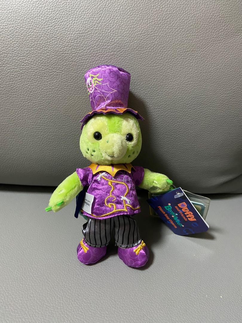 2021絕版萬聖節限定 Halloween Duffy and Friends 小海龜 鎖匙扣公仔 Olu Mel, 興趣及遊戲, 玩具 ...