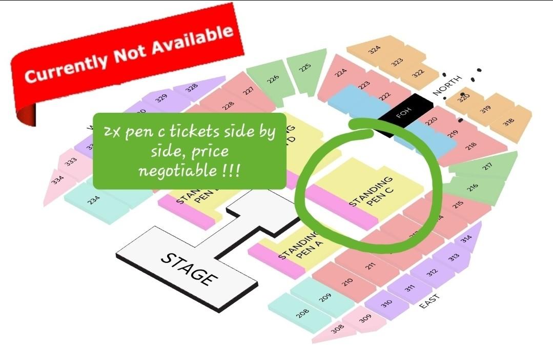 [WTS] CAT 1 x2 PEN C STRAY KIDS 2ND WORLD TOUR "MANIAC" IN SINGAPORE ...