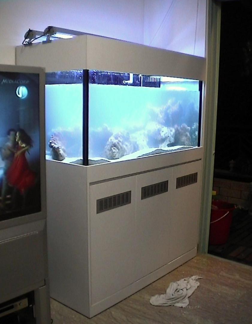 4ft Fish Tank with Cabinet (Plug & Play, 422ft + acrylic sump), Pet ...