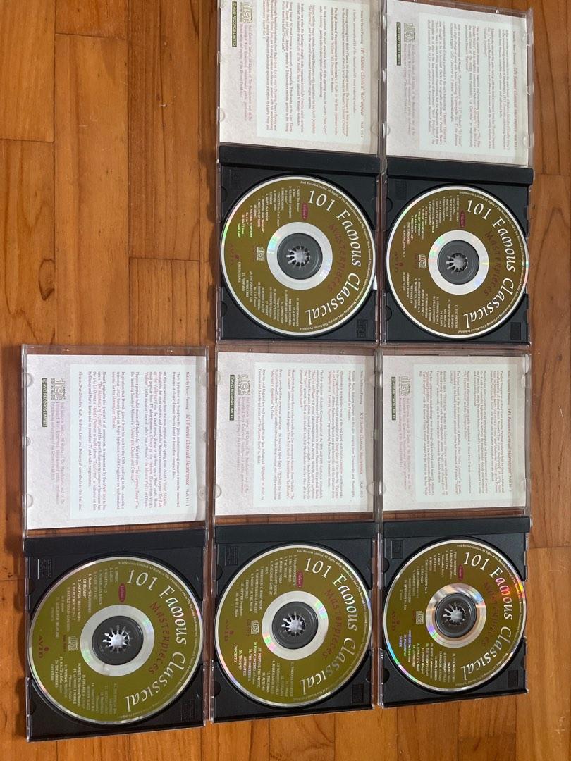 (5 CD Set) 101 Famous Classical Masterpieces, Hobbies & Toys, Music ...