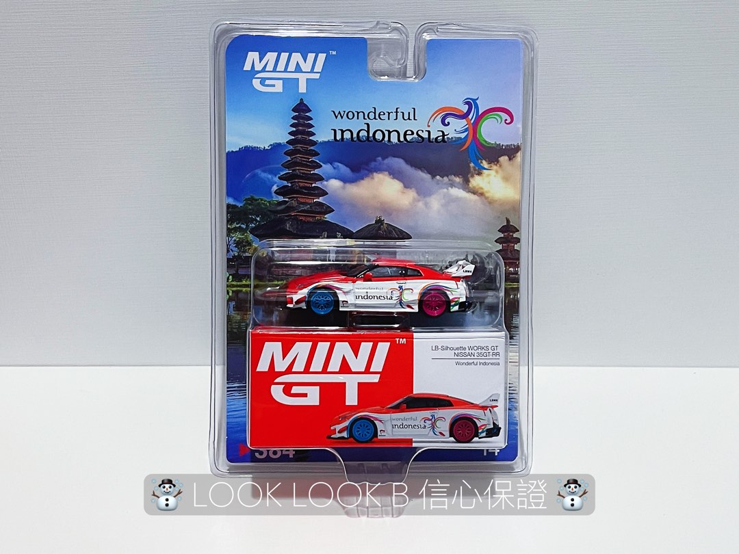 全新未拆 Mini GT MiniGT # 384 日產 Nissan GTR R35 LB-Silhouette WORKS GT ...