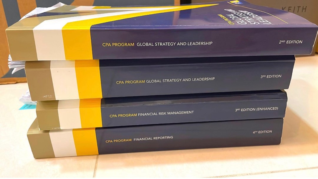 CPA Australia textbook bundle of 4 =used, Hobbies & Toys, Books ...